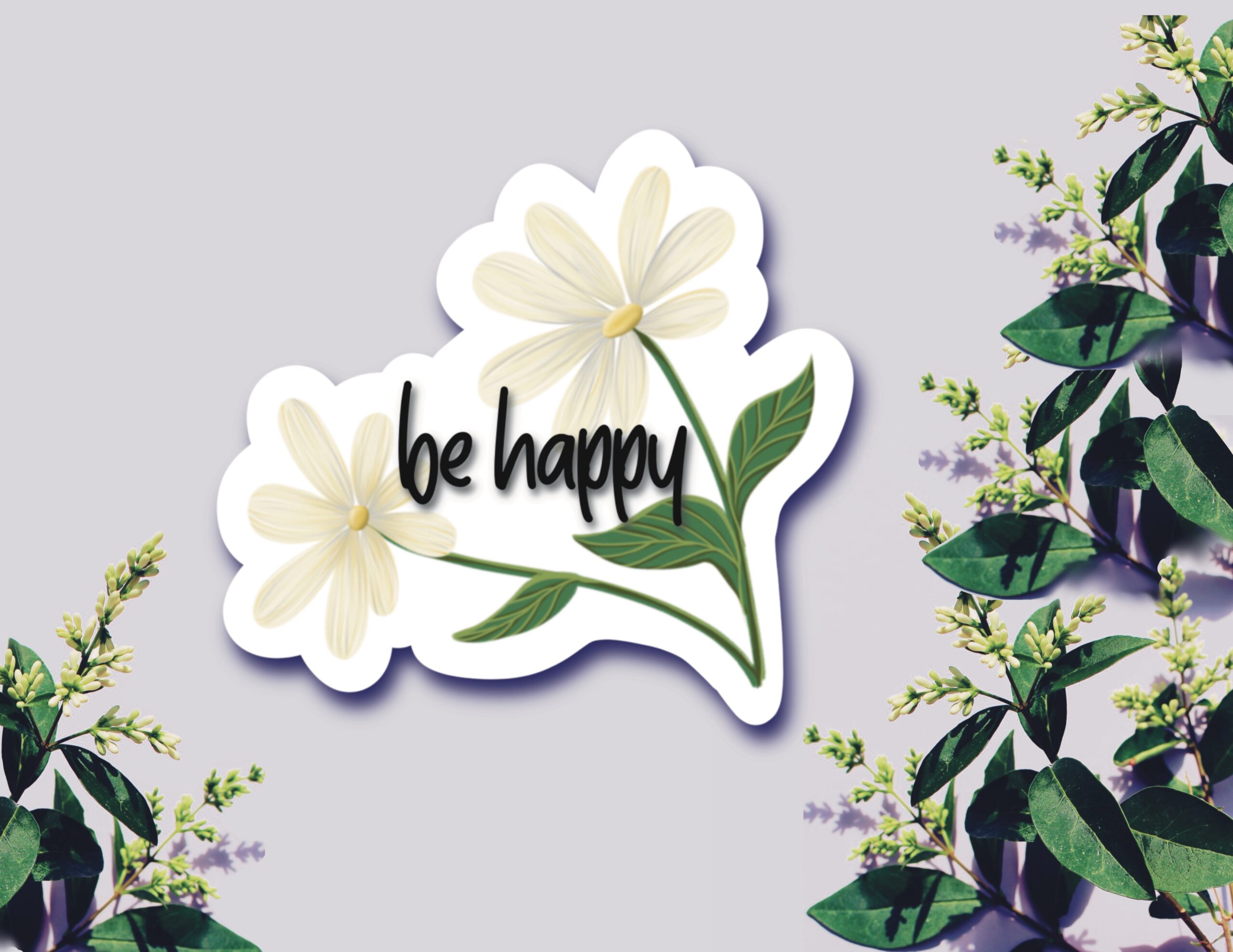 Be Happy Sticker - Pintando Ideas